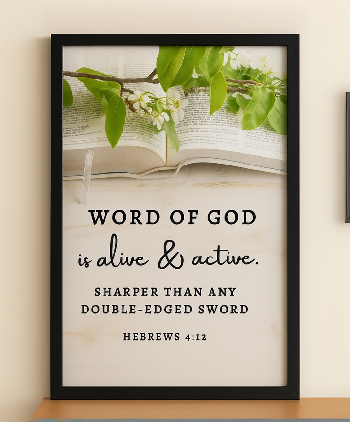 Bible Verse Wall Decor Frame – Inspire Your Home | Discounted Price ...